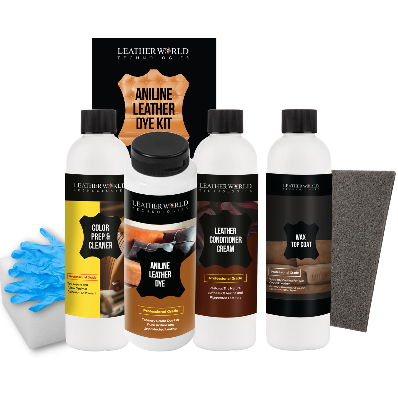 Wax Aniline Leather Recoloring Kit - Easy & Effective Solution for ...